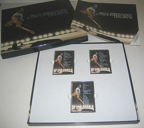 Bruce Springsteen Live 1975-1985 UK Cassette Box (246469) 450227-4