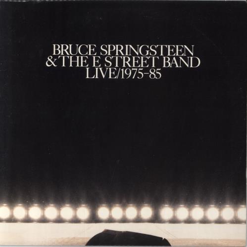 Bruce Springsteen Live 1975-85 US Promo vinyl LP album (LP record) (1204)