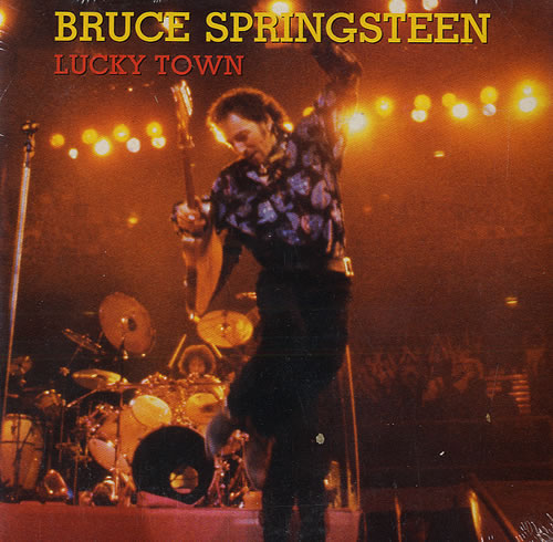 Bruce Springsteen Lucky Town UK CD single (CD5 / 5") (481397)