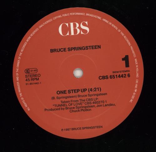 Bruce Springsteen One Step Up Dutch 12" vinyl single (12 inch record ...