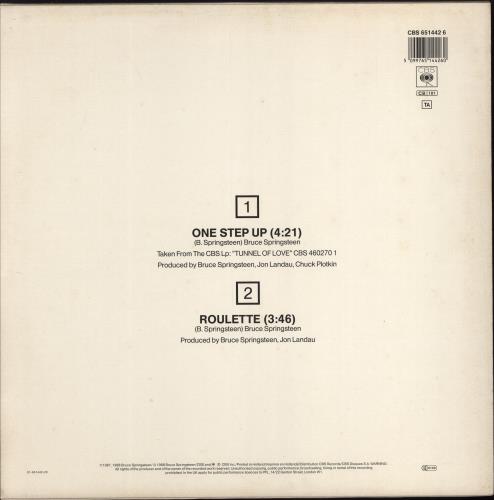Bruce Springsteen One Step Up Dutch 12" vinyl single (12 inch record ...