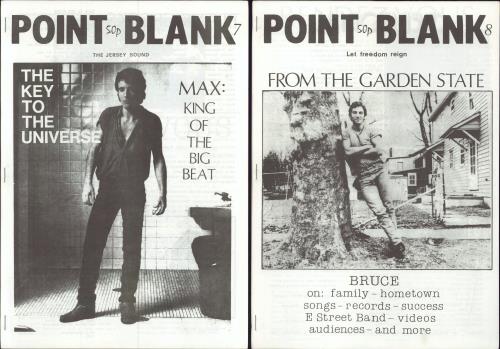 Bruce Springsteen Point Blank UK fanzine (783139)