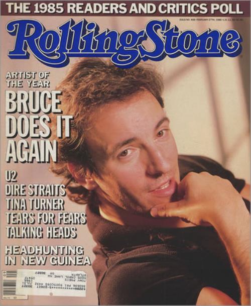 Bruce Springsteen Rolling Stone US magazine (204636) 27 FEB 1986