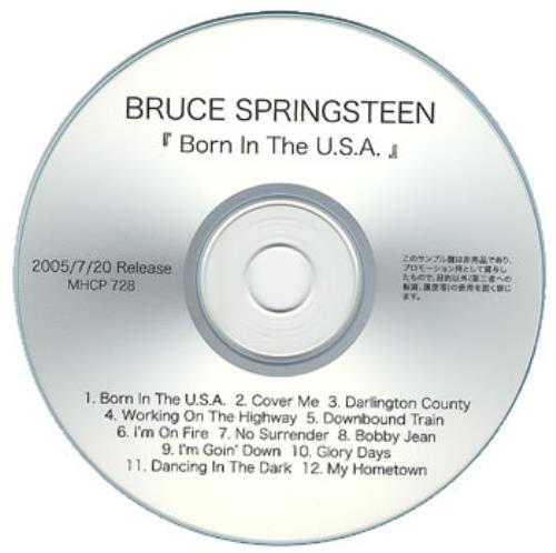 Bruce Springsteen Set Of FIVE CD R s Japanese Promo CD R Acetate 362827 bruce-springsteen-set-of-five-cd-r-s-japanese-promo-cd-r-acetate-362827