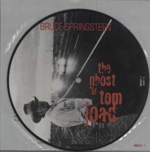 Bruce Springsteen The Ghost Of Tom Joad UK 7" vinyl picture disc (7 ...