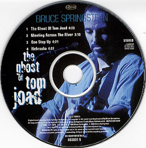 Bruce Springsteen The Ghost Of Tom Joad UK CD single (CD5 / 5") (96292)