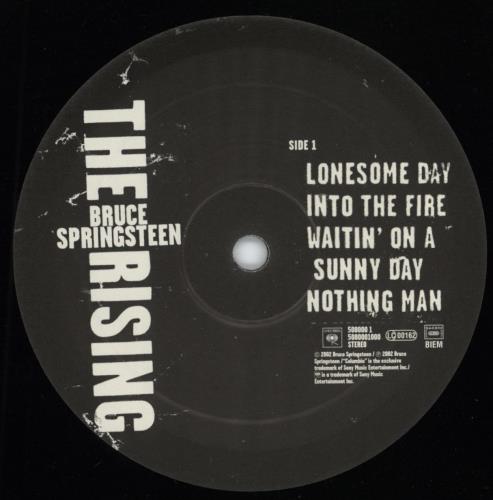 Bruce Springsteen The Rising - 1st UK 2-LP vinyl record set (Double LP ...