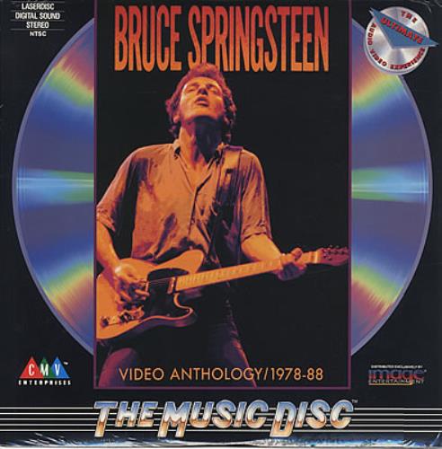 Bruce Springsteen Video Anthology 1978-88 US laserdisc / lazerdisc (383493)