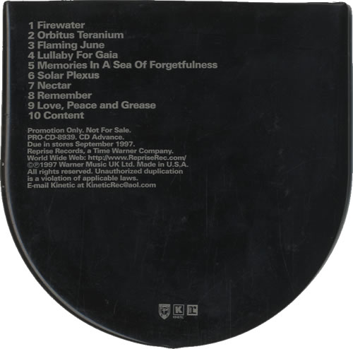 BT ESCM - Black PVC Wallet US Promo CD album (CDLP) (104922)