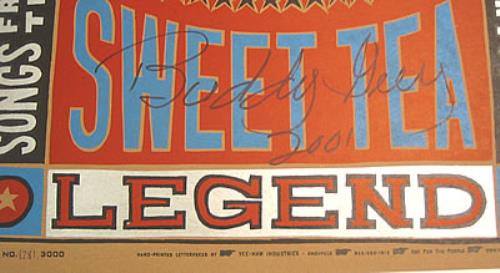 Buddy Guy Sweet Tea - Autographed US Promo poster (351036)