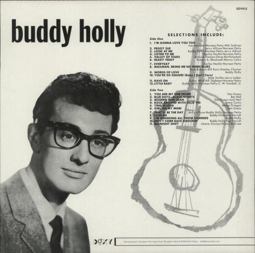 Buddy Holly Buddy Holly - 180gm Vinyl UK vinyl LP album (LP record) (868561)