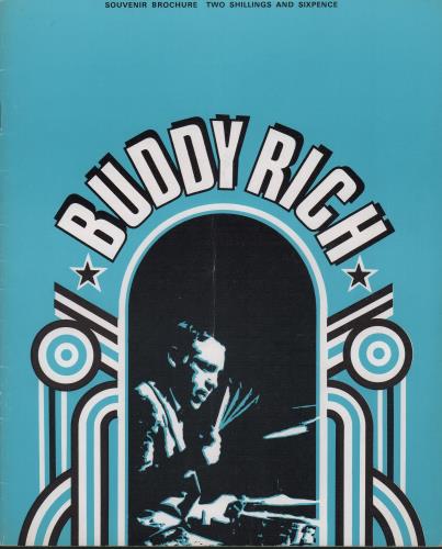 Buddy Rich Souvenir Brochure UK tour programme (677941) CONCERT PROGRAMME