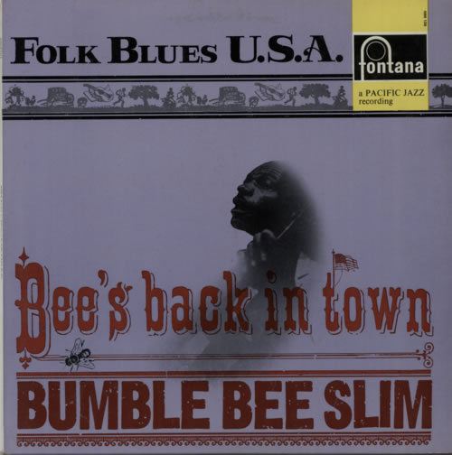Bumble Bee Slim Bee's Back In Town! UK vinyl LP album (LP record) (605074)