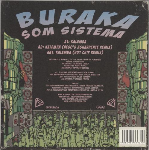 Buraka Som Sistema Kalemba (Wegue Wegue) UK 12" vinyl single (12 inch ...