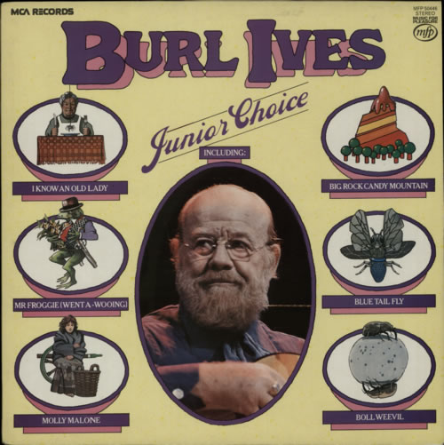 Burl Ives Junior Choice UK vinyl LP album (LP record) (612312)