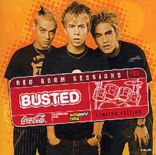 Busted Red Room Sessions - Coca Cola CD UK Promo CD single (CD5 / 5 ...