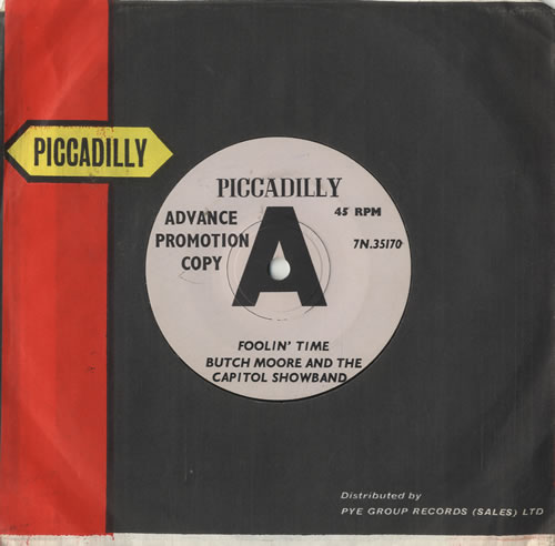 Butch Moore Foolin' Time UK Promo 7" vinyl single (7 inch record / 45 ...