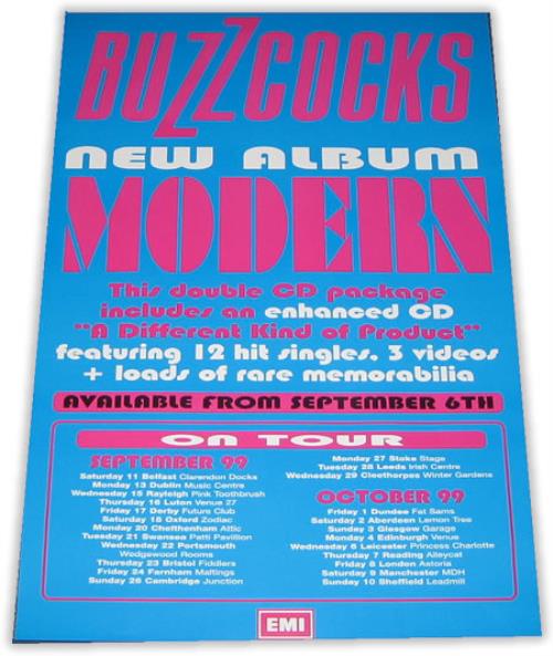 Buzzcocks Modern UK Promo poster (389754)