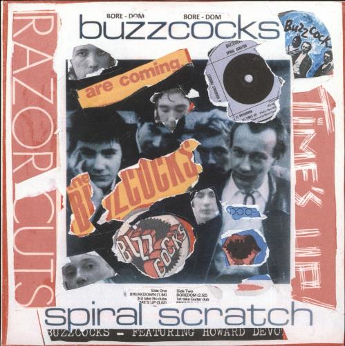 Buzzcocks Spiral Scratch - Punk Art sleeve UK 7" vinyl single (7 inch ...