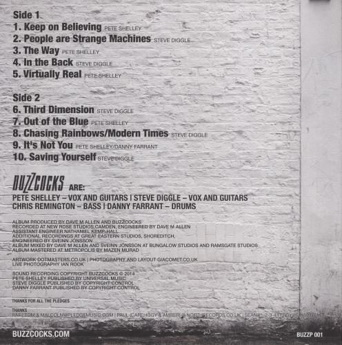 Buzzcocks The Way - Autographed UK vinyl LP album (LP record) (766823)