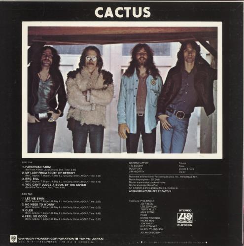 Cactus Cactus Japanese vinyl LP album (LP record) (730730)