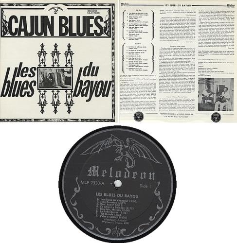 Cajun Blues Les Blues Du Bayou US vinyl LP album (LP record) (332530)