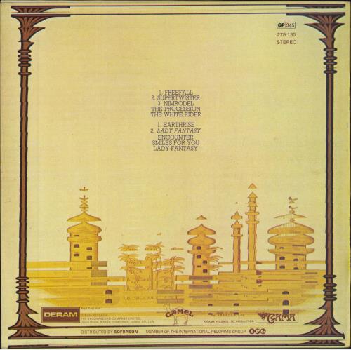 Camel Mirage French vinyl LP album (LP record) (807025)