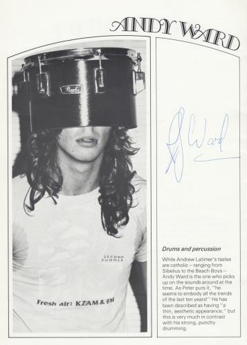 Camel Rain Dances On The Road - Autographed UK tour programme (657772 ...