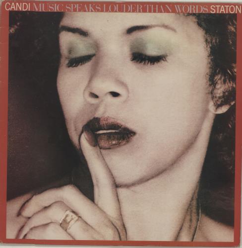 Candi Staton Music Speaks Louder Than Words UK vinyl LP album (LP ...