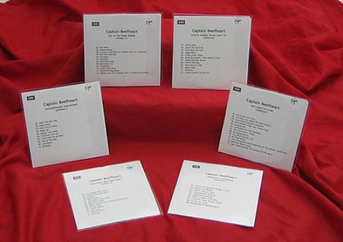Captain Beefheart & Magic Band Set Of 6 Remastered CD-R Acetate Albums ...