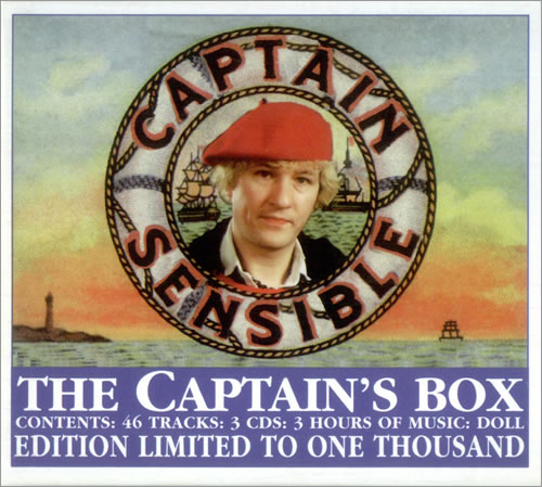 Captain Sensible The Captains Box - 2 Cds + Picture Sheet UK box set ...