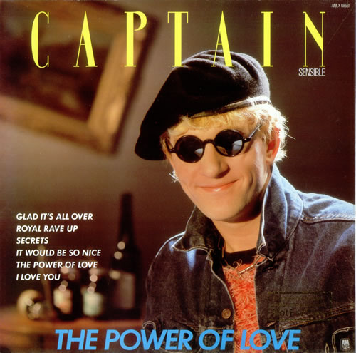 Captain Sensible The Power Of Love - Promo Stamp UK vinyl LP album (LP ...