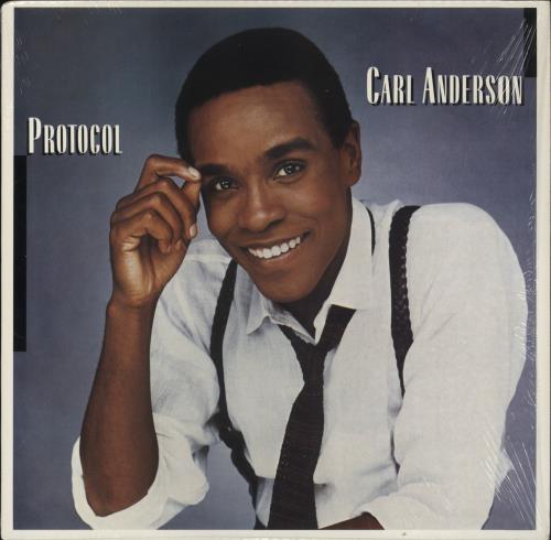 Carl Anderson Protocol US vinyl LP album (LP record) (860650)