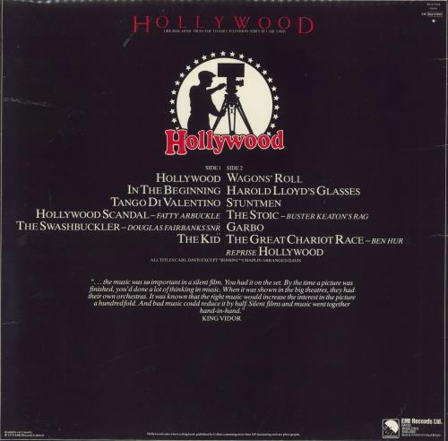 Carl Davis Hollywood UK vinyl LP album (LP record) (603069)