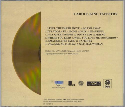 Carole King Tapestry Japanese CD album (CDLP) (807760)
