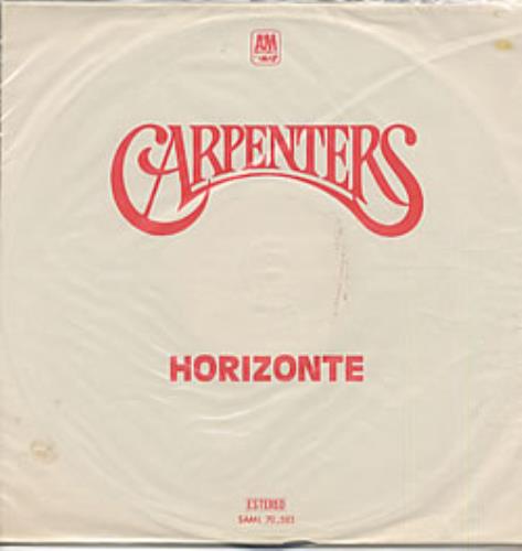 Carpenters Horizonte Uruguay Promo vinyl LP album (LP record) (236202)