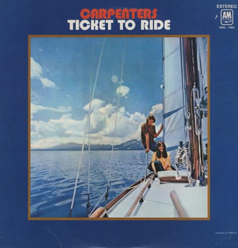 Carpenters Ticket To Ride Mexican vinyl LP album (LP record) (101756)