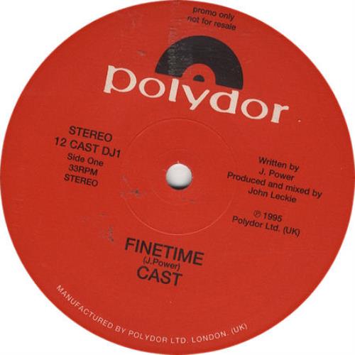 Cast Finetime UK Promo 12" vinyl single (12 inch record / Maxi-single ...