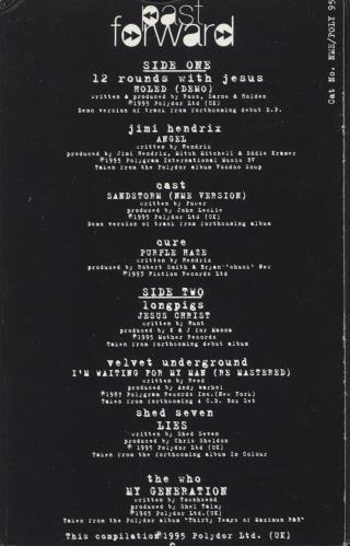 Cast Sandstorm - NME Cassette UK Promo cassette single (60696)