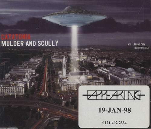Catatonia Mulder & Scully UK Promo CD single (CD5 / 5") (106843)