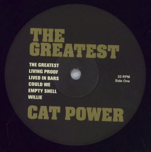 Cat Power The Greatest - 120gm Vinyl US vinyl LP album (LP record) (823841)