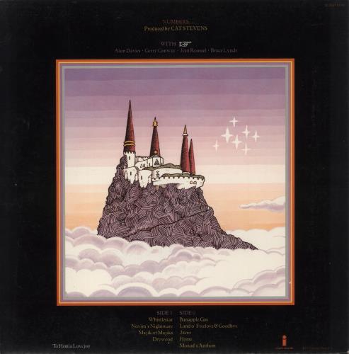 Cat Stevens Numbers - EX US vinyl LP album (LP record) (721883)