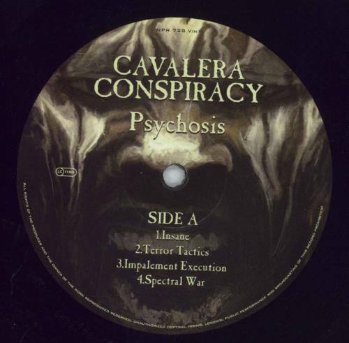Cavalera Conspiracy Psychosis German vinyl LP album (LP record) (829063)