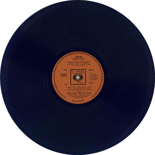 CBS Records Together - Blue Vinyl + Newspaper UK vinyl LP album (LP ...