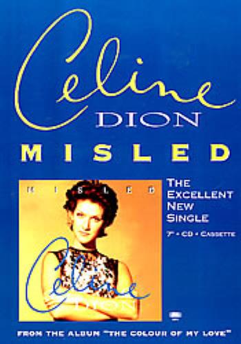 Celine Dion Misled UK Promo display (36077)