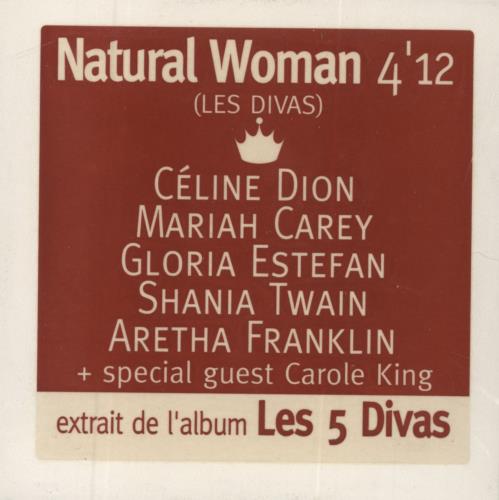 Celine Dion Natural Woman French Promo CD single (CD5 / 5") (810777)