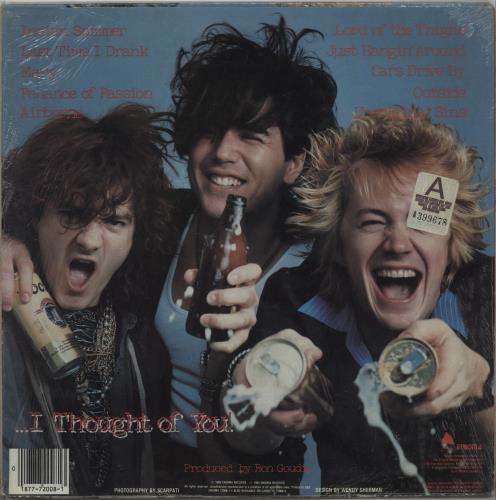 Channel Three Last Time I Drank US vinyl LP album (LP record) (660991)