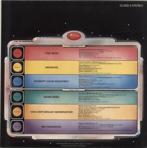 Charisma Records Charisma Keyboards UK vinyl LP album (LP record) (692869)