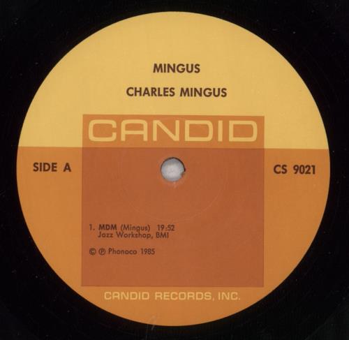 Charles Mingus Mingus German vinyl LP album (LP record) (842592)