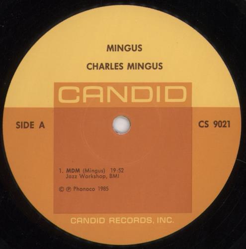 Charles Mingus Mingus US vinyl LP album (LP record) (851334)